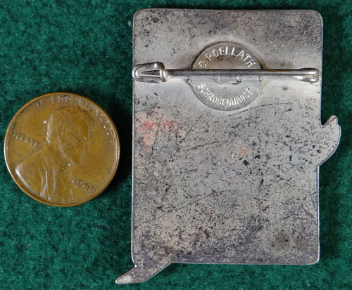 SS/SA 1934 Enamel Ski Badge - German Enamels, Pins & Tinnies - Jessen's ...