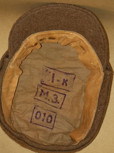 Views of WW II Bulgarian M43 Pattern Field Cap, German WWII Headgear ...