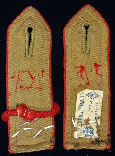 Hitler Youth "Gefolgschaftsfuhrer" Rank Oberbann 1 Shoulder Boards ...